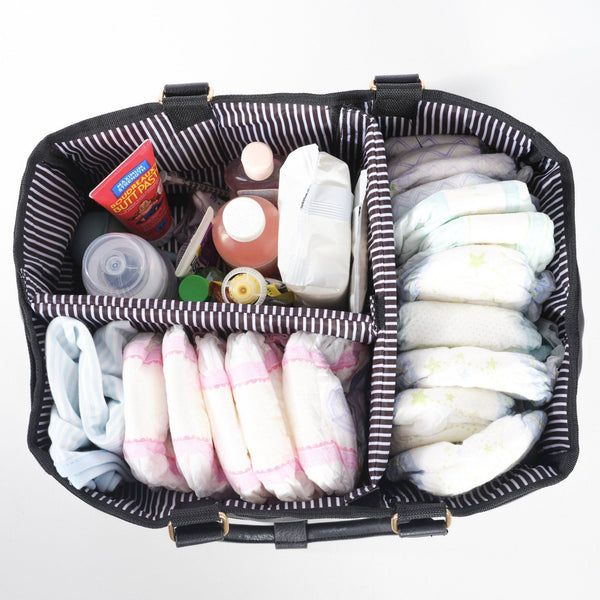 Sleepy Panda Diaper Caddy Vegan Leather